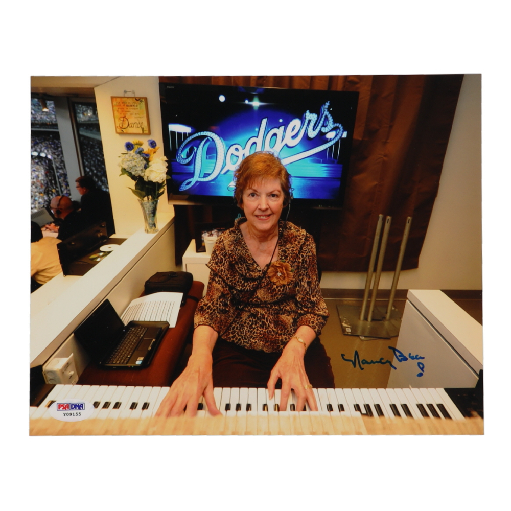 Nancy Bea Signed Dodgers 8x10 Photo (PSA) | Pristine Auction