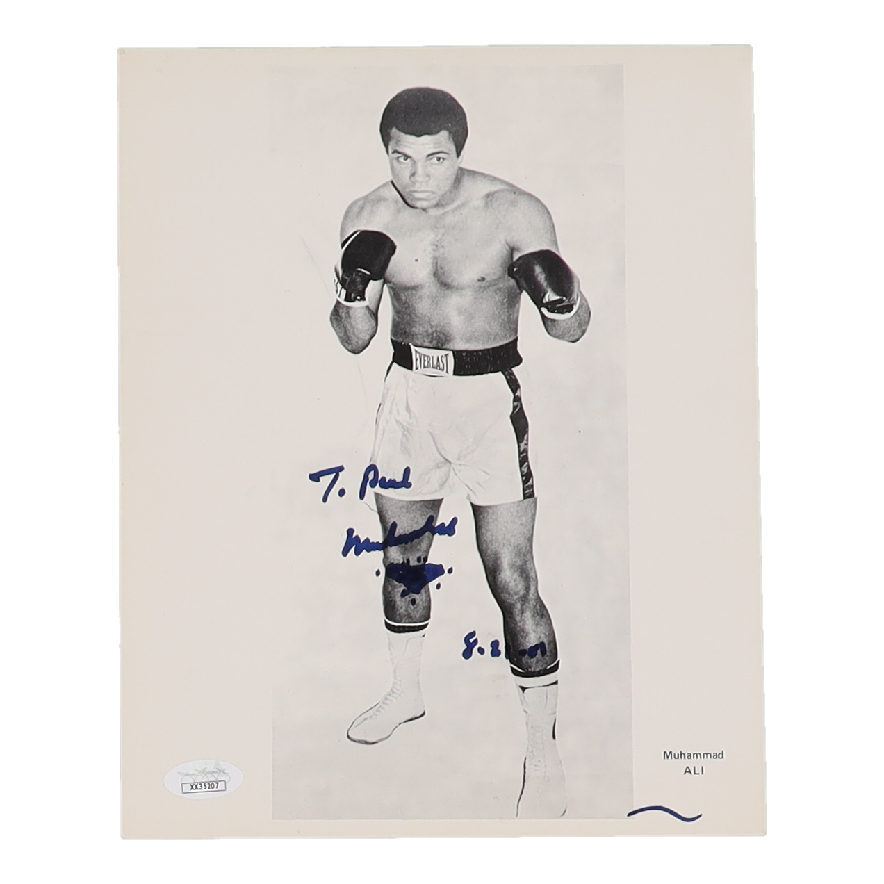 Muhammad Ali Signed 8x10 Photo with Inscription (JSA) | Pristine Auction