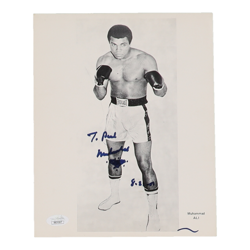 Muhammad Ali Signed 8x10 Photo with Inscription (JSA) | Pristine Auction