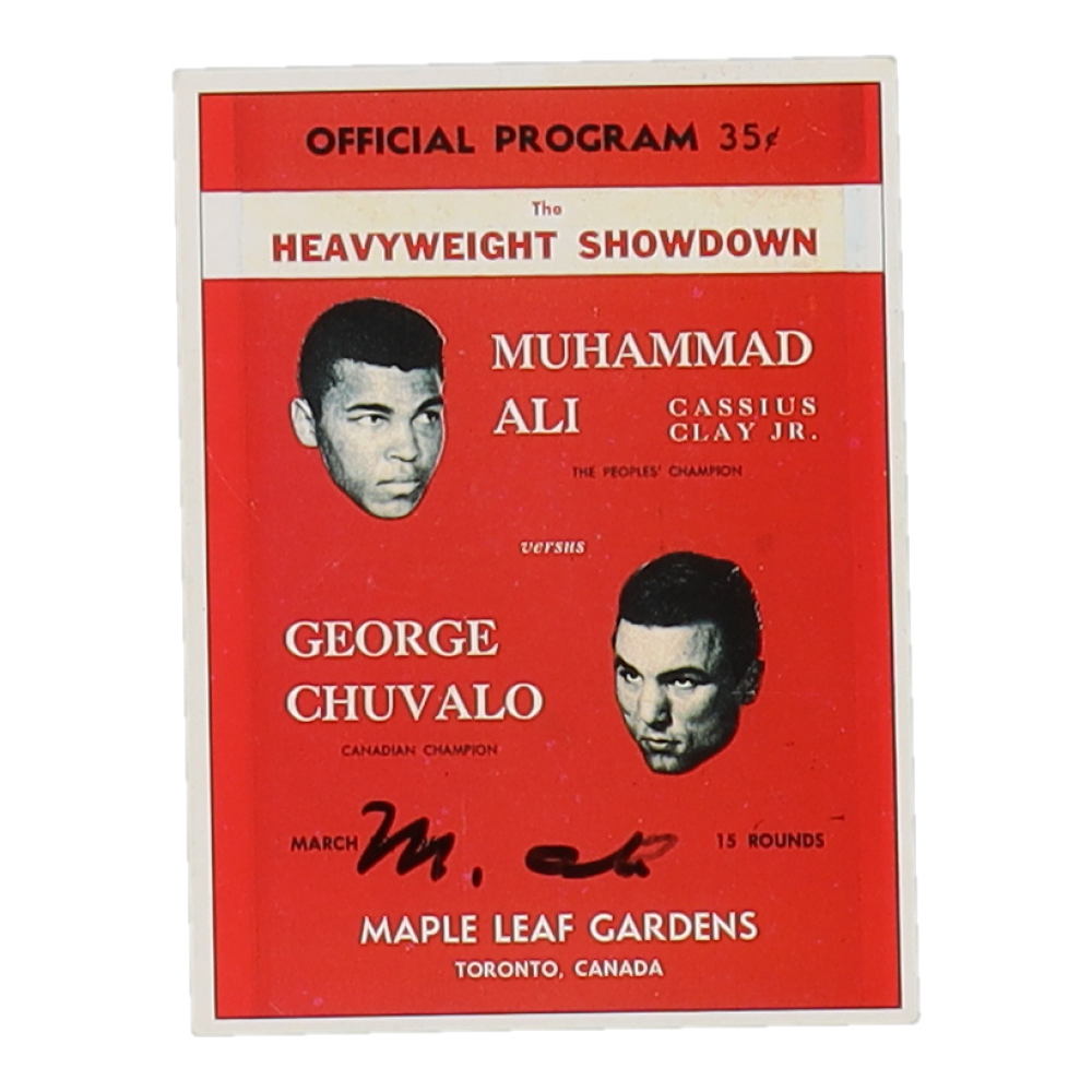 Muhammad Ali Twice-Signed Trading Card (JSA) | Pristine Auction