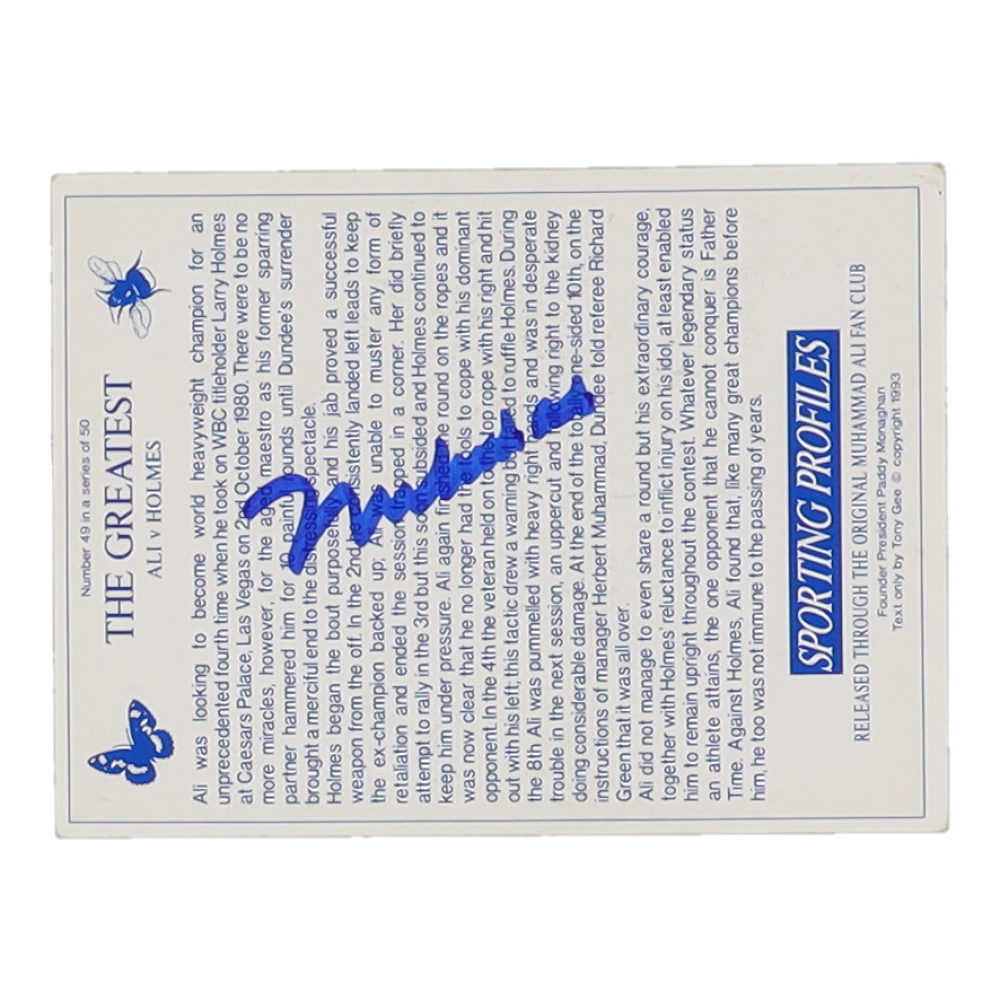 Muhammad Ali Signed Trading Card (JSA) | Pristine Auction