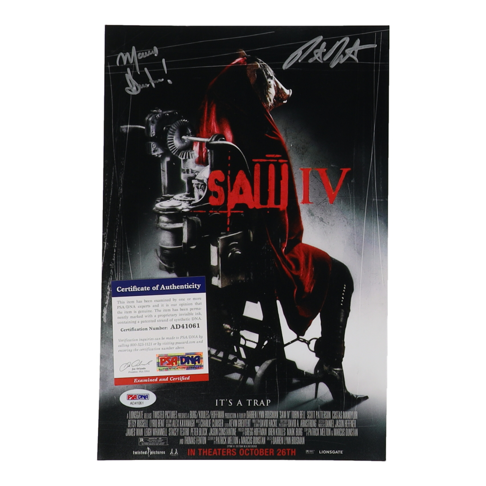 Marcus Dunstan & Patrick Melton Signed "Saw VI" 8x12 Photo (PSA ...