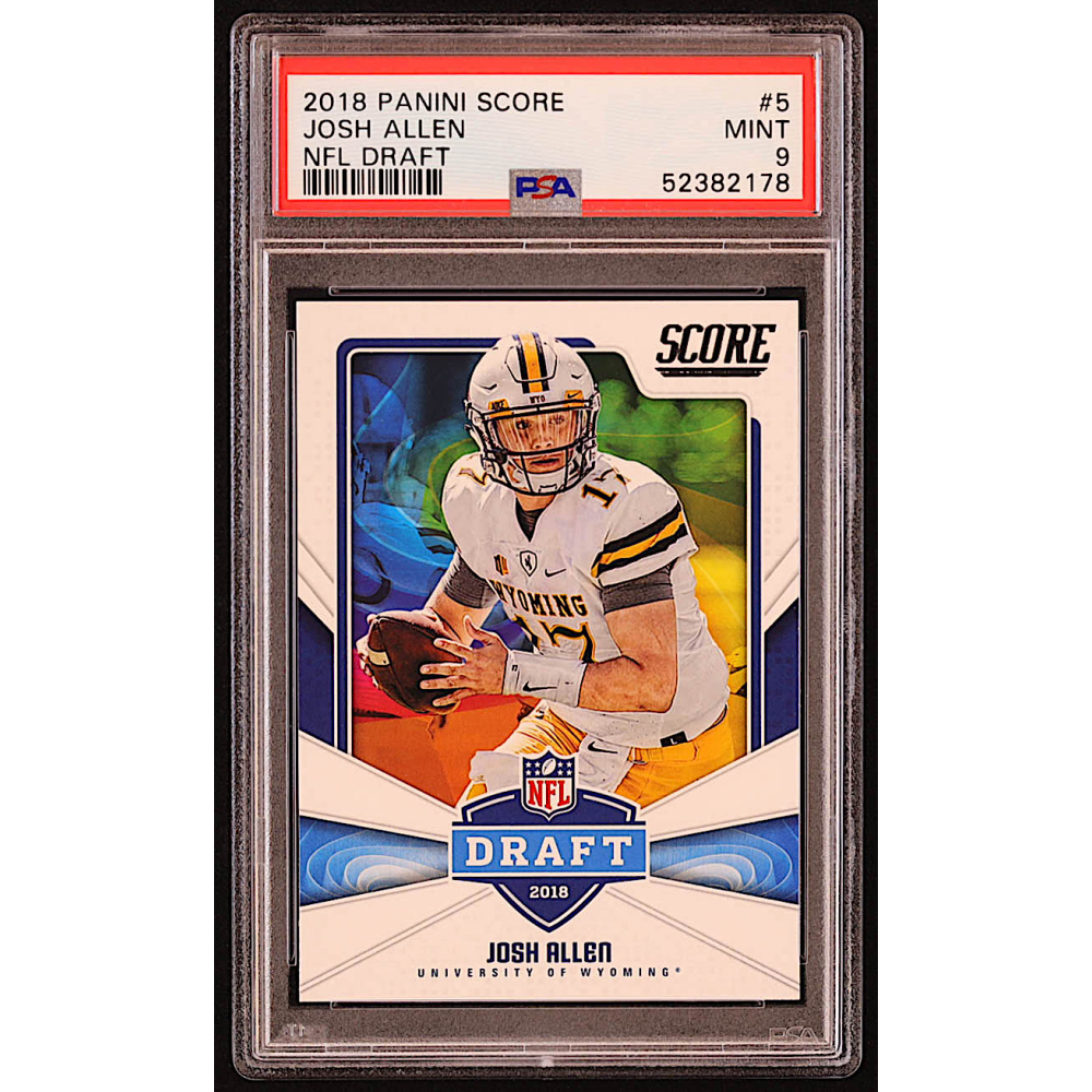 Josh Allen 2018 Score NFL Draft #5 RC (PSA 9) | Pristine Auction