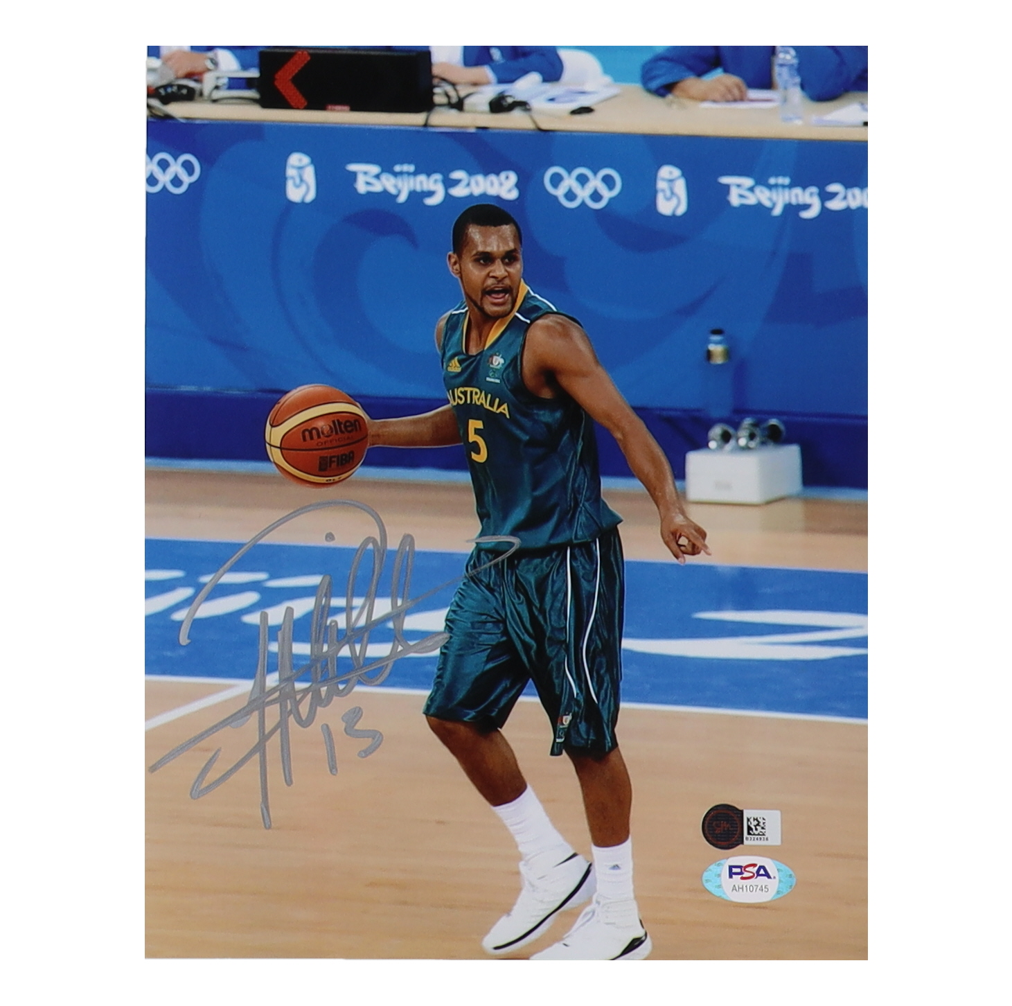 Patty Mills Signed Team Australia 8x10 Photo (PSA) | Pristine Auction
