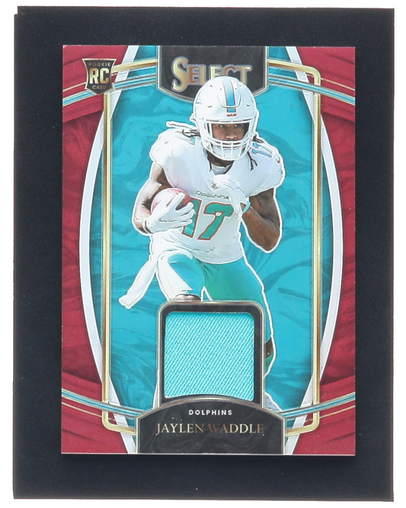 Jaylen Waddle 2021 Select Rookie Swatches Prizm Red #13 RC | Pristine ...