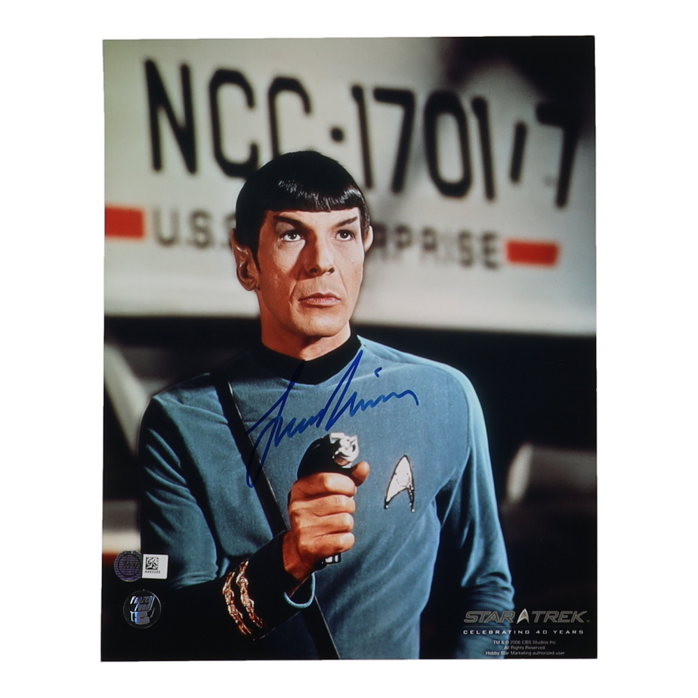 Leonard Nimoy Signed "Star Trek" 8x10 Photo (Frozen Pond) | Pristine Auction