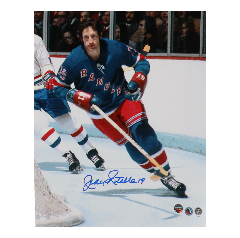 Jean Ratelle Signed Rangers 8x10 Photo (Steiner) | Pristine Auction