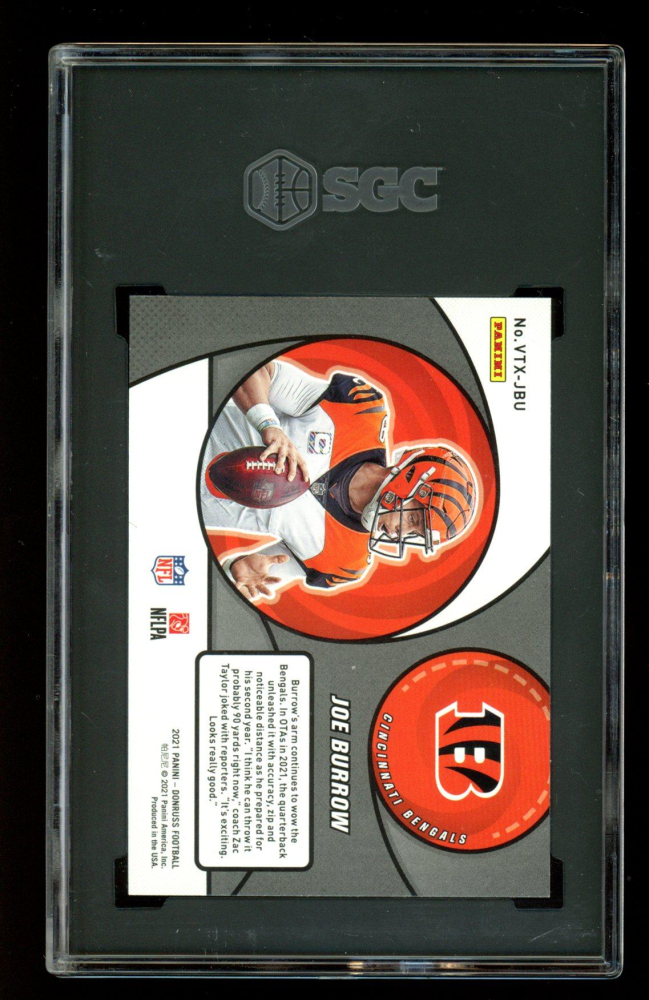 Joe Burrow 2021 Donruss Vortex #9 (SGC 10) | Pristine Auction