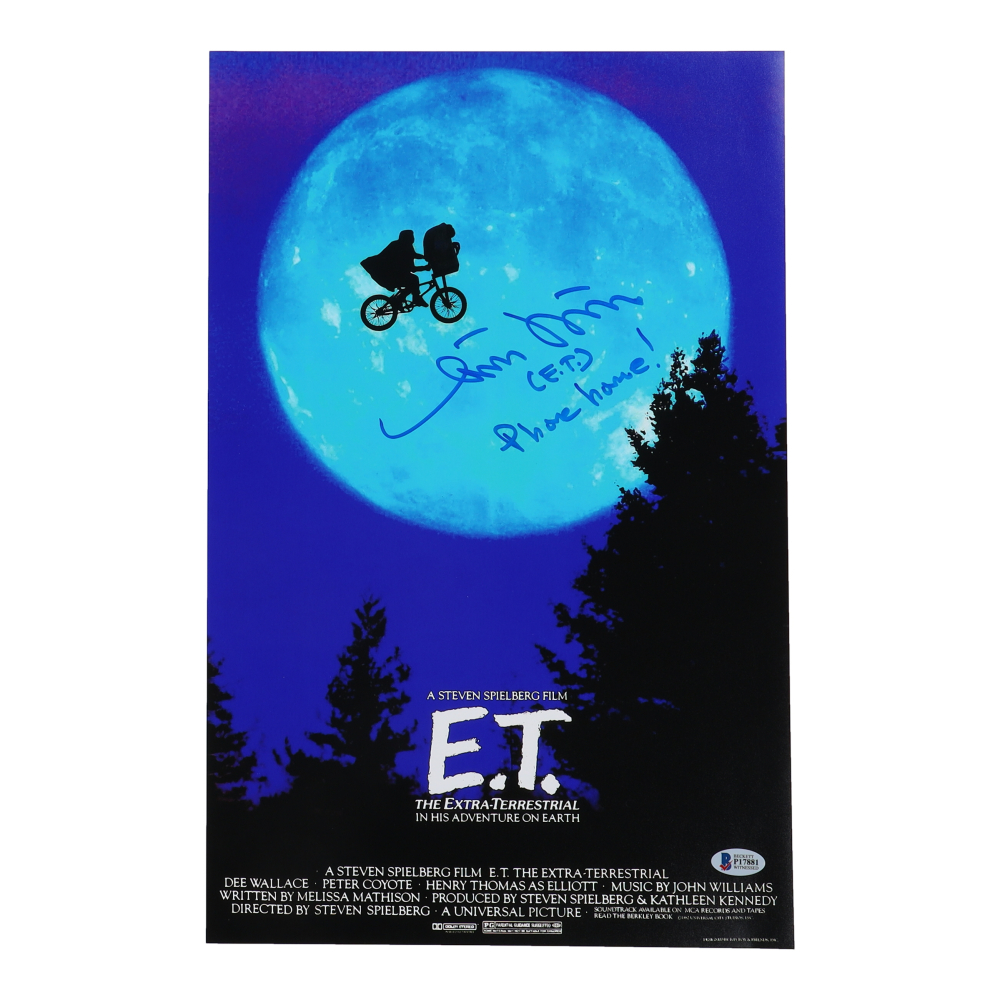 Matthew Demeritt Signed "E.T." 11x17 Photo Inscribed "Phone home ...