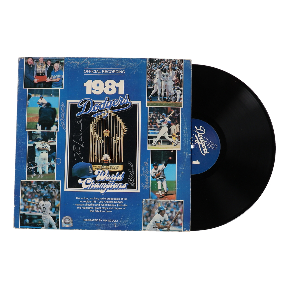 "1981 Dodgers World Champions" Official Recording Vinyl Record Album ...