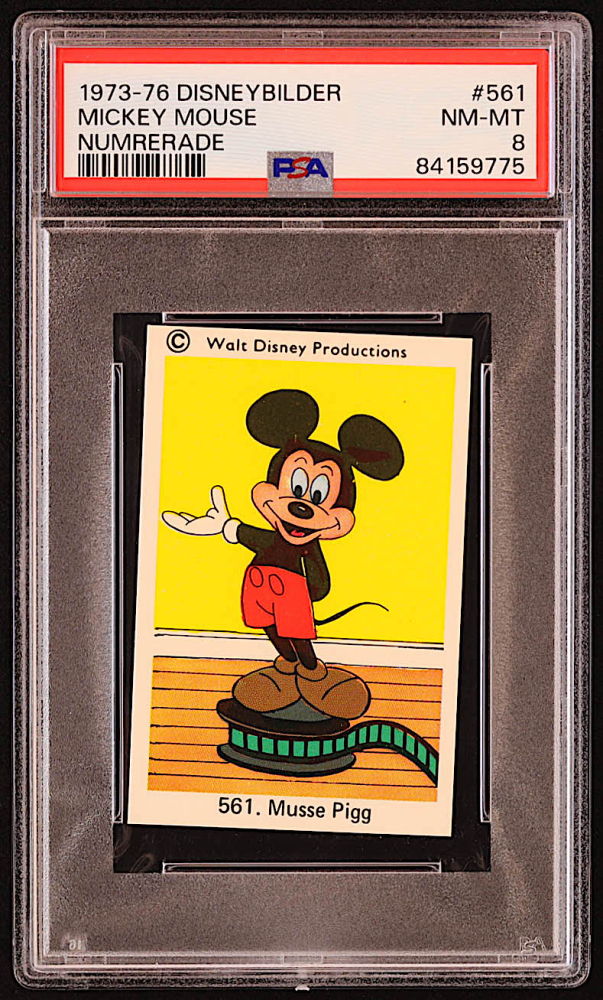 Musse Pigg 1973 Numbered Disney Pictures Swedish #561 (PSA 8) | Pristine Auction