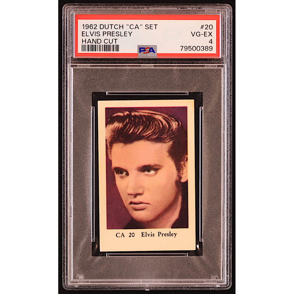 Elvis Presley 1962 Dutch Gum Series CA #CA20 (PSA 4) | Pristine Auction