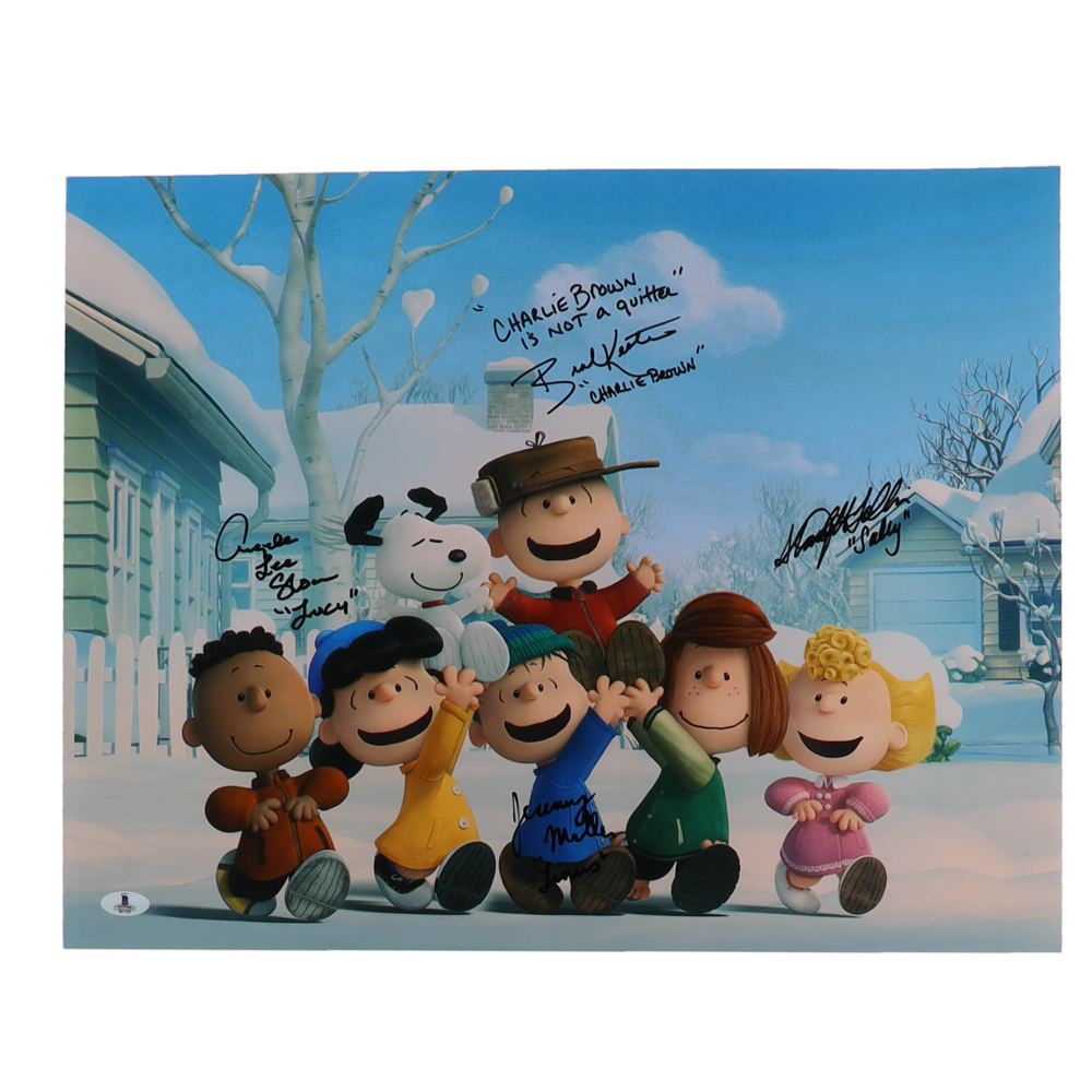 "Peanuts" 16x20 Photo Signed by Brad Kesten, Jeremy Miller, Angela Lee ...