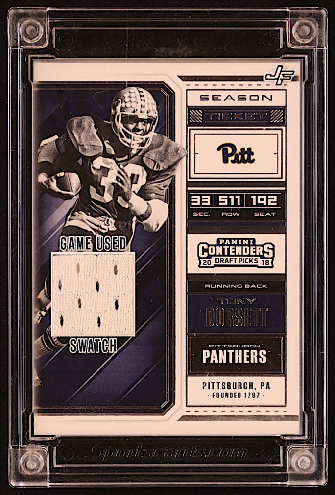 Tony Dorsett 2022 Jersey Fusion Game Used Swatch #TD88 | Pristine Auction