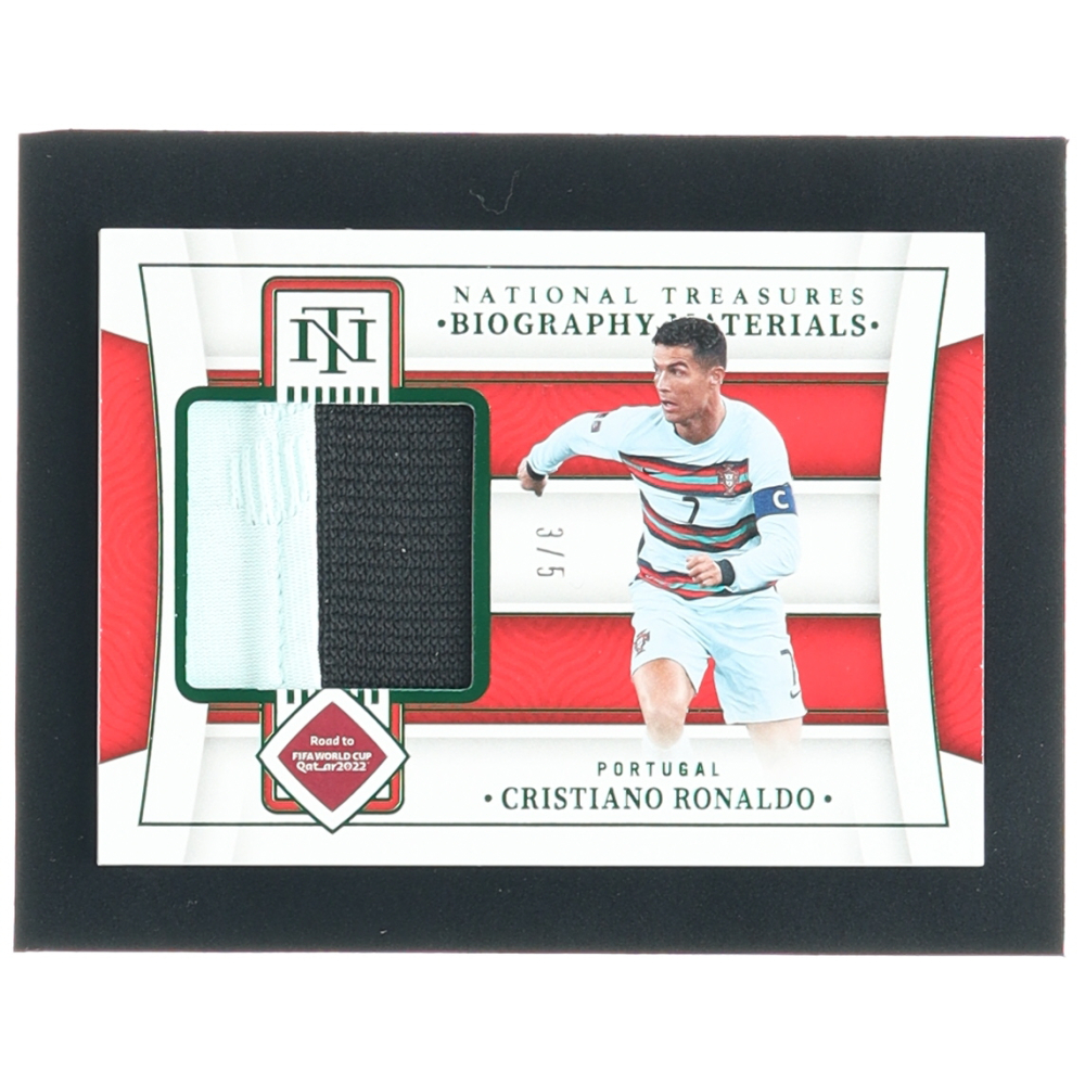 Cristiano Ronaldo 2022 Panini National Treasures Road to the World Cup ...