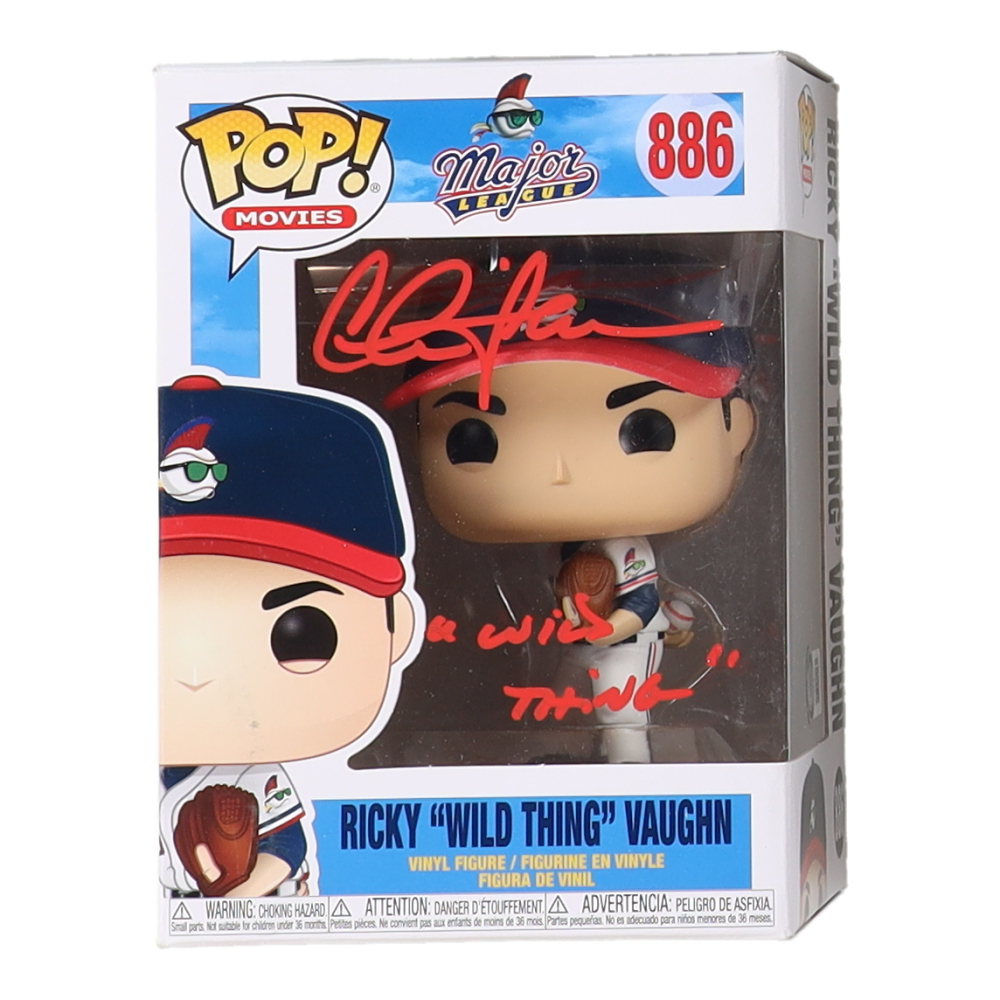 Charlie Sheen Signed "Major League" #886 Ricky 'Wild Thing' Vaughn ...