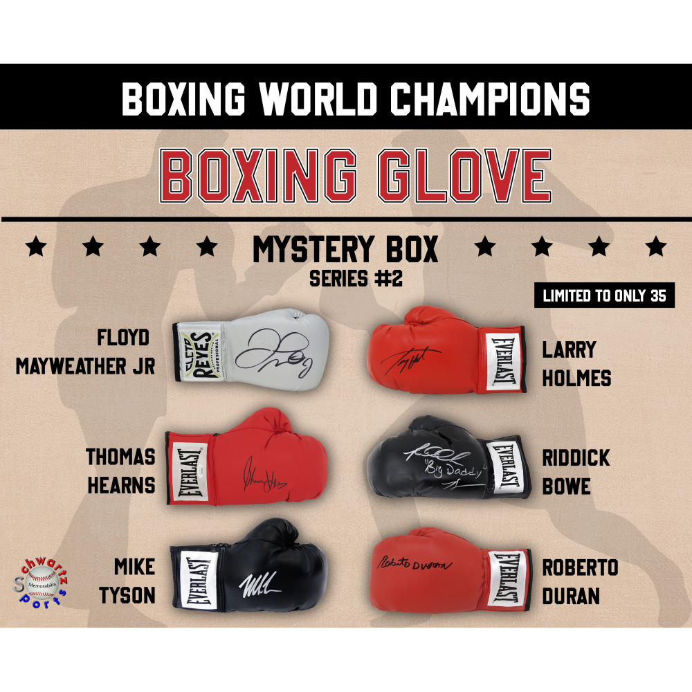 WORLD CHAMPION BOXER Signed Boxing Glove Mystery Box – FAST HITS Series ...
