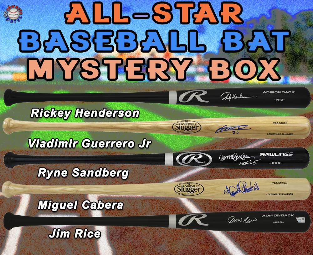 Baseball All Star Signed Baseball Bat Mystery Box - Series 7 (Limited ...