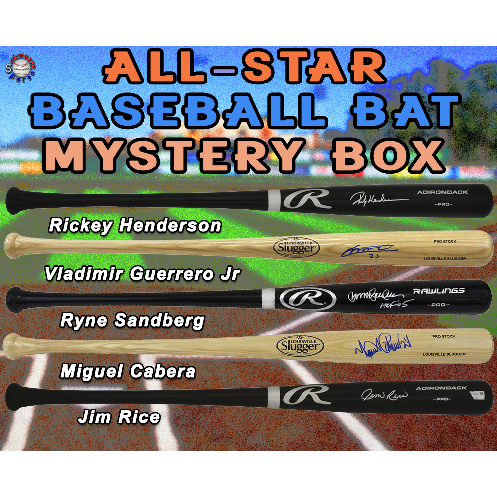 Baseball All Star Signed Baseball Bat Mystery Box - Series 7 (Limited ...
