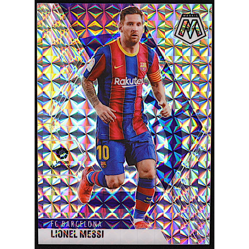 Lionel Messi 2020-21 Panini Mosaic La Liga Mosaic #57 | Pristine Auction