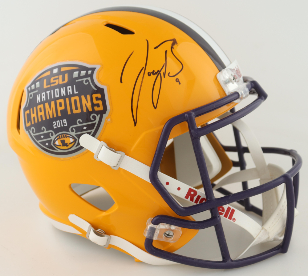 Joe Burrow Signed LSU Tigers Full-Size Speed Helmet (Fanatics ...