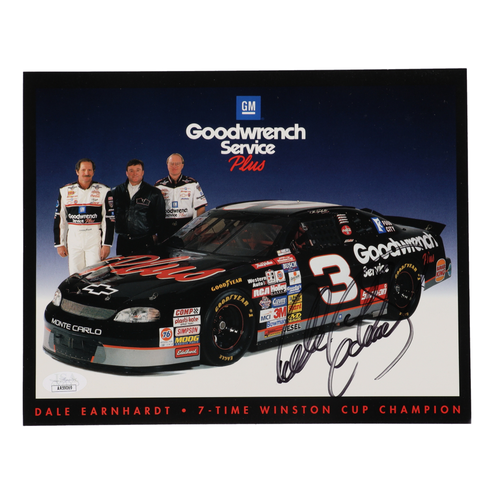 Dale Earnhardt Signed NASCAR 8x10 Photo (JSA) | Pristine Auction