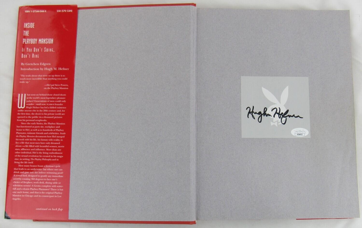 Hugh Hefner Signed "Inside the Playboy Mansion" Hardcover Book (JSA ...