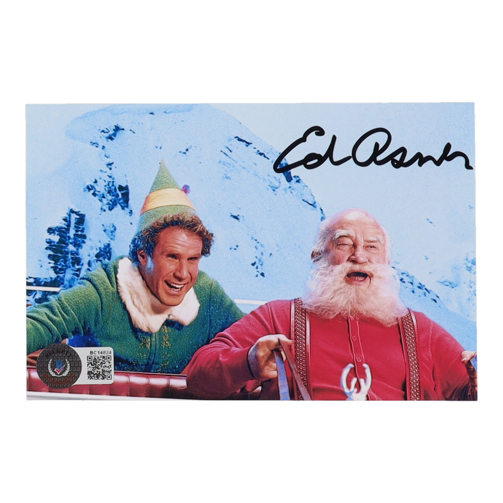Ed Asner Signed "Elf" 4x6 Photo (Beckett) | Pristine Auction