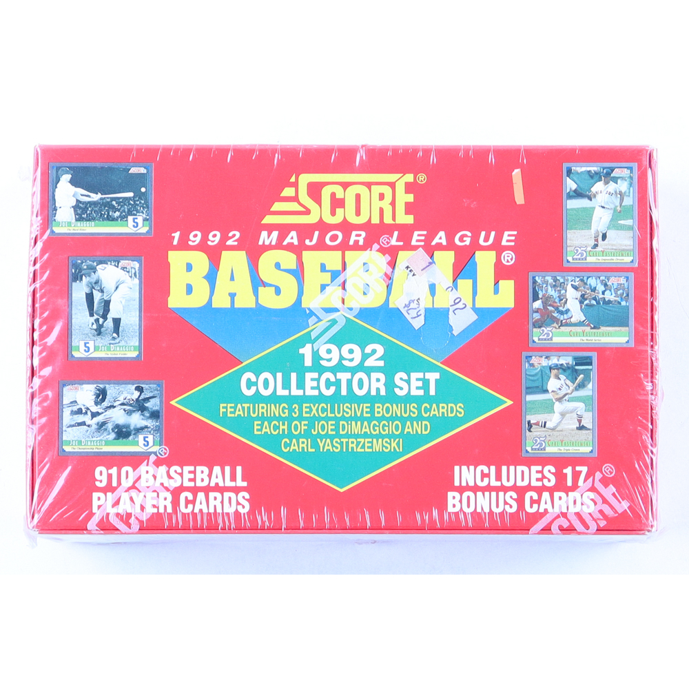 1992 Score Baseball Complete Factory Set of (910) Cards with Manny ...