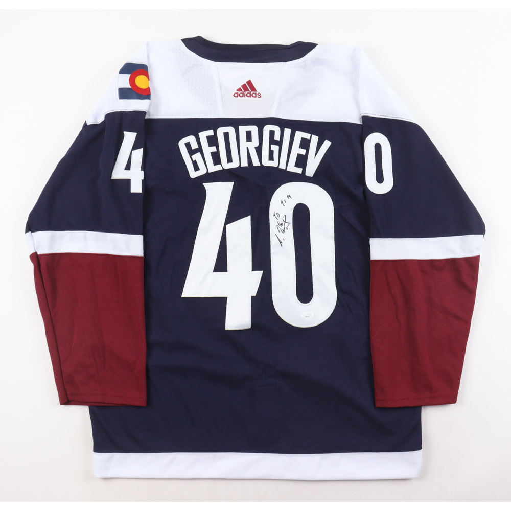 Alexandar Georgiev Signed Jersey Inscribed "To Tim" JSA) | Pristine Auction