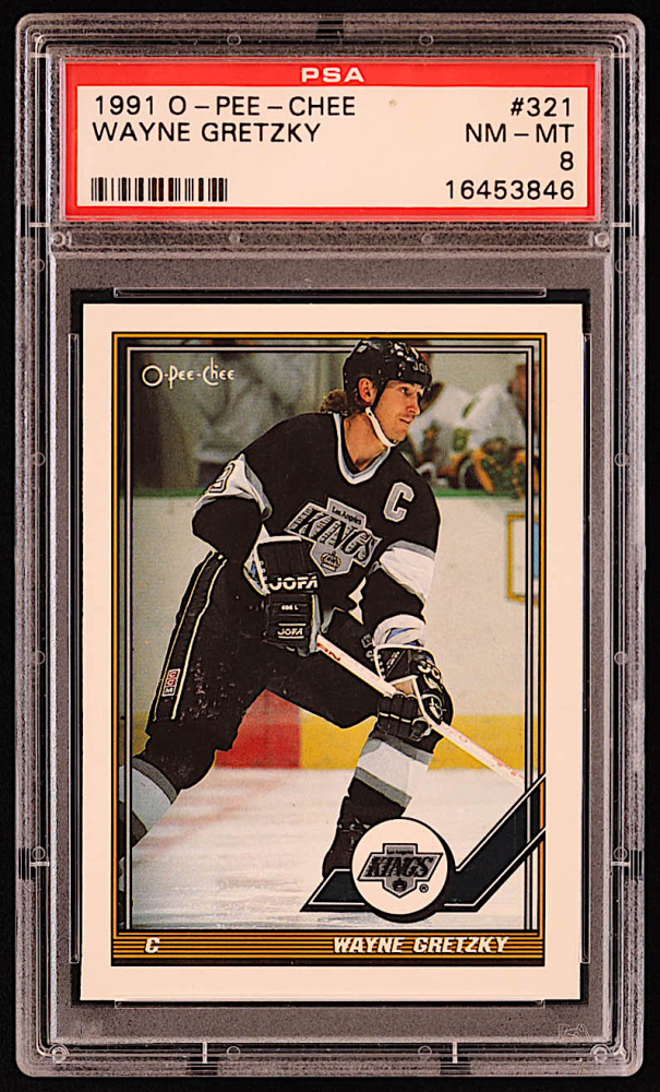 Wayne Gretzky 1991-92 O-Pee-Chee #321 (PSA 8) | Pristine Auction