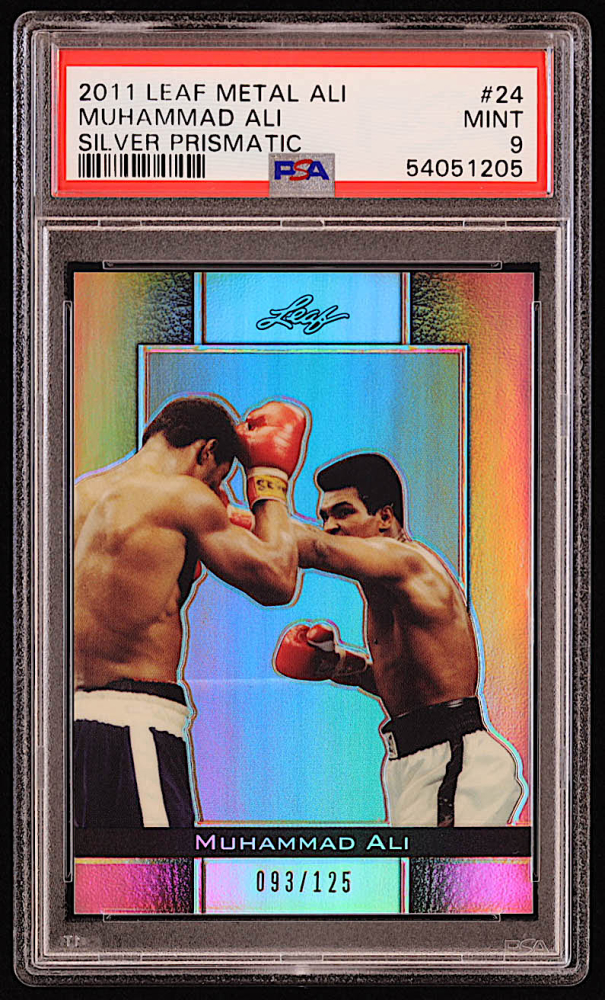 Muhammad Ali 2011 Leaf Muhammad Ali Metal Prismatic Silver #24 #093/125 ...