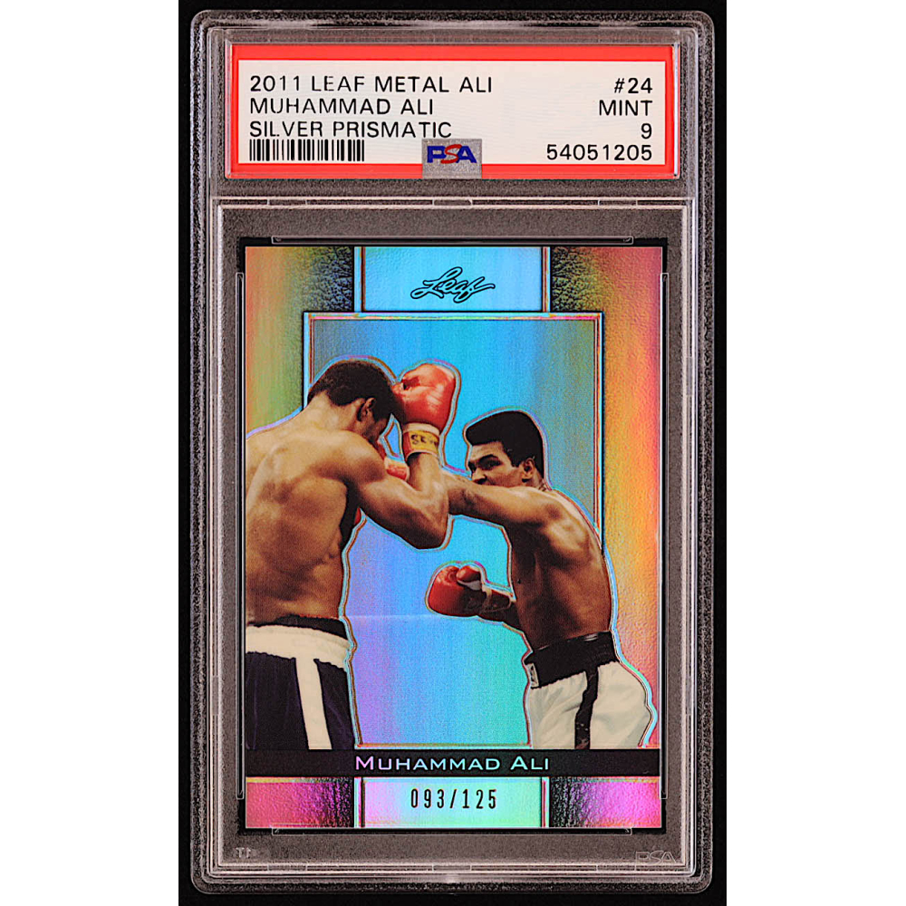 Muhammad Ali 2011 Leaf Muhammad Ali Metal Prismatic Silver #24 #093/125 ...