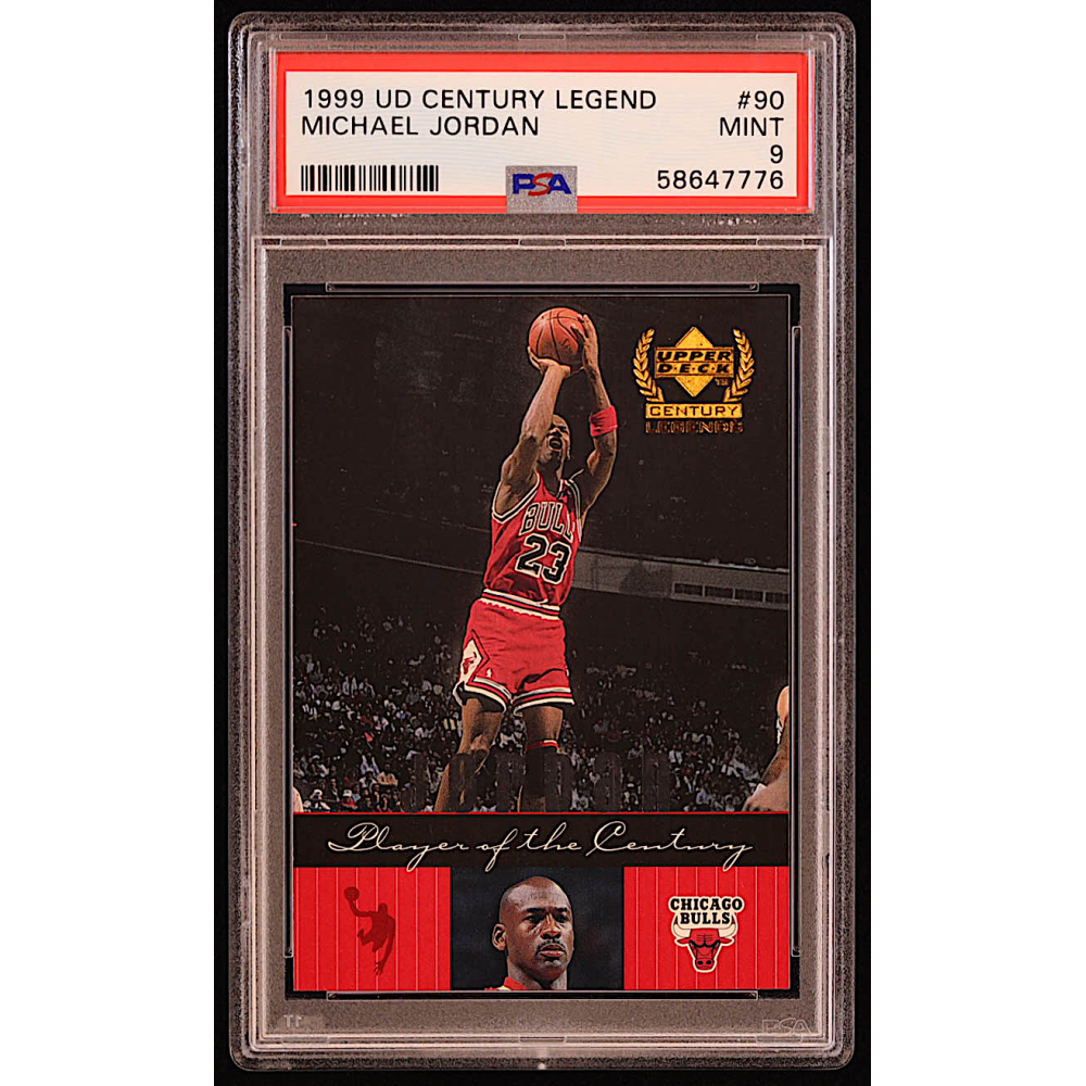 Michael Jordan 1999 Upper Deck Century Legends #90 (PSA 9) | Pristine ...