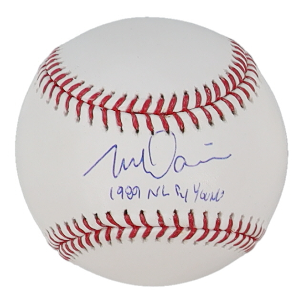 Mark Davis Signed OML Baseball Inscribed "1989 NL CY Young" (JSA ...