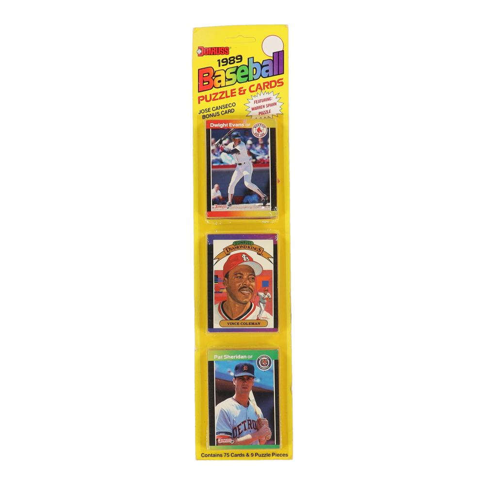 1989 Donruss Baseball Tall Blister Retail Rack Pack with (75) Cards ...