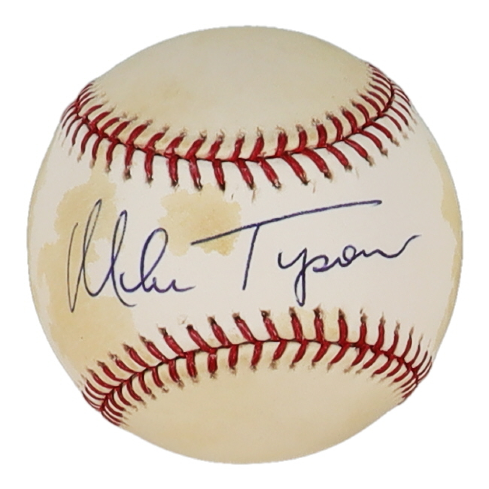 Mike Tyson Signed OML Baseball (PSA) | Pristine Auction