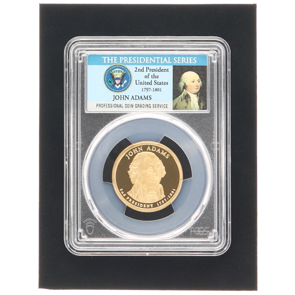 2007-S U.S. Presidential Proof $1 Coin - John Adams 2nd President (NGC ...