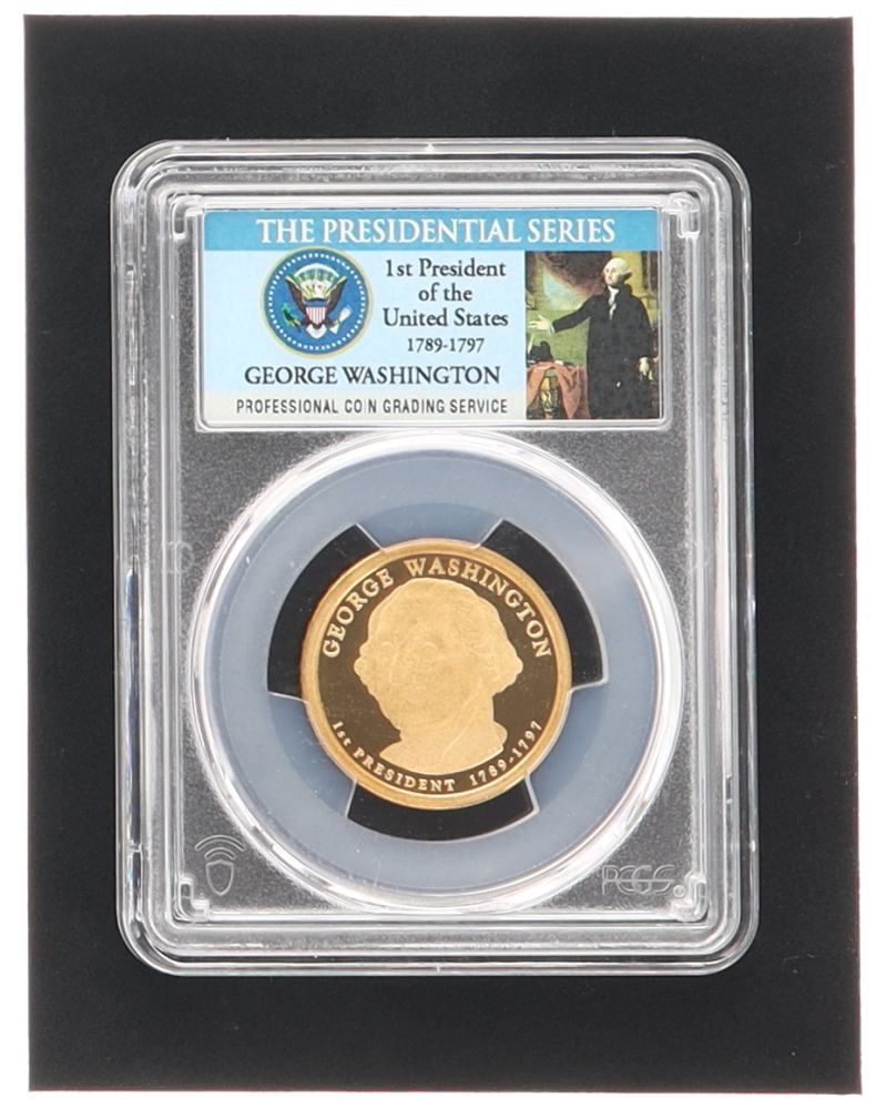 2007-S U.S. Presidential Proof $1 Coin - George Washington 1st ...
