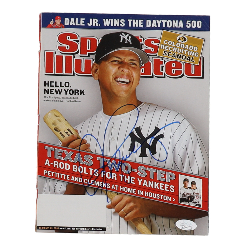 Alex Rodriguez Signed 2004 Sports Illustrated Magazine (JSA) | Pristine ...