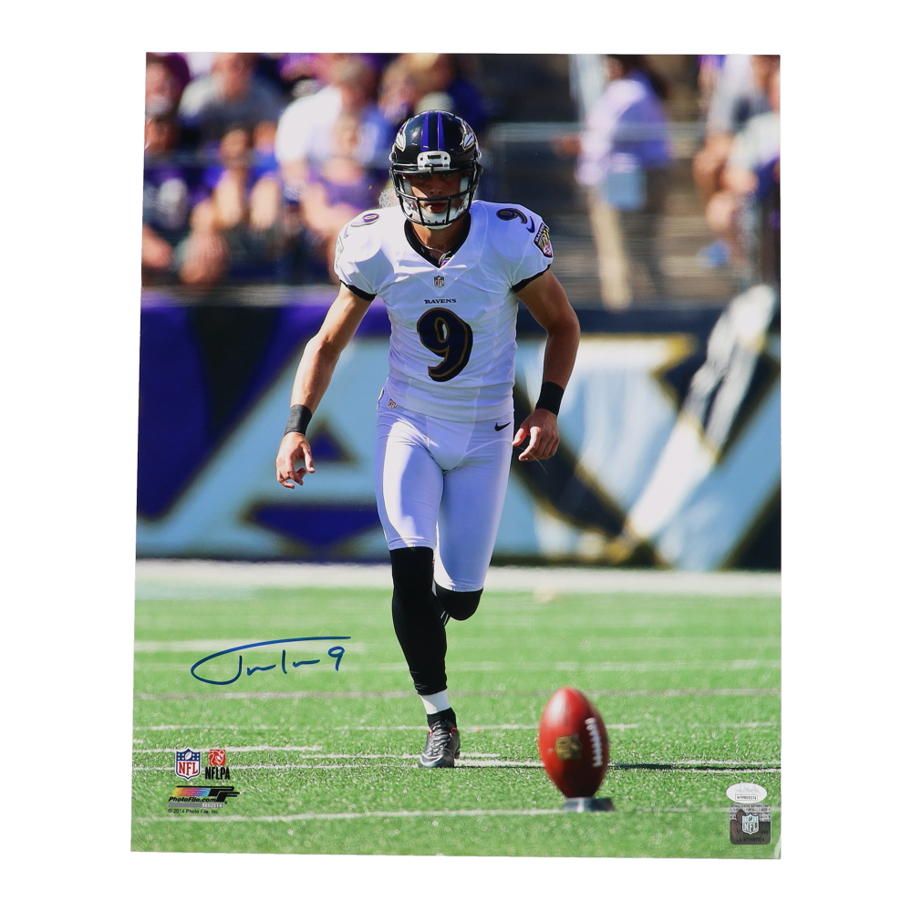 Justin Tucker Signed Ravens 16x20 Photo (JSA) | Pristine Auction