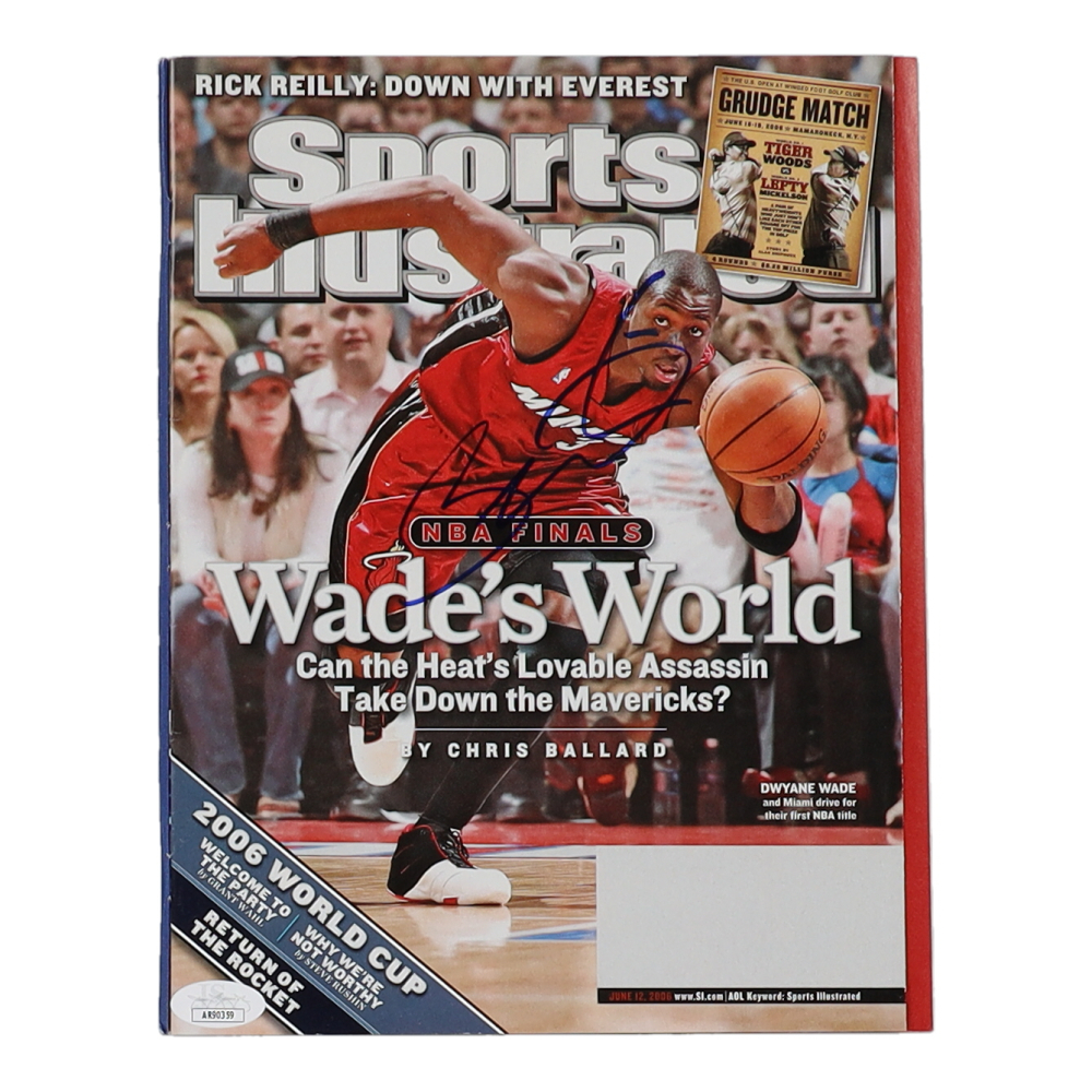 Dwayne Wade Signed 2006 Sports Illustrated Magazine (JSA) | Pristine ...