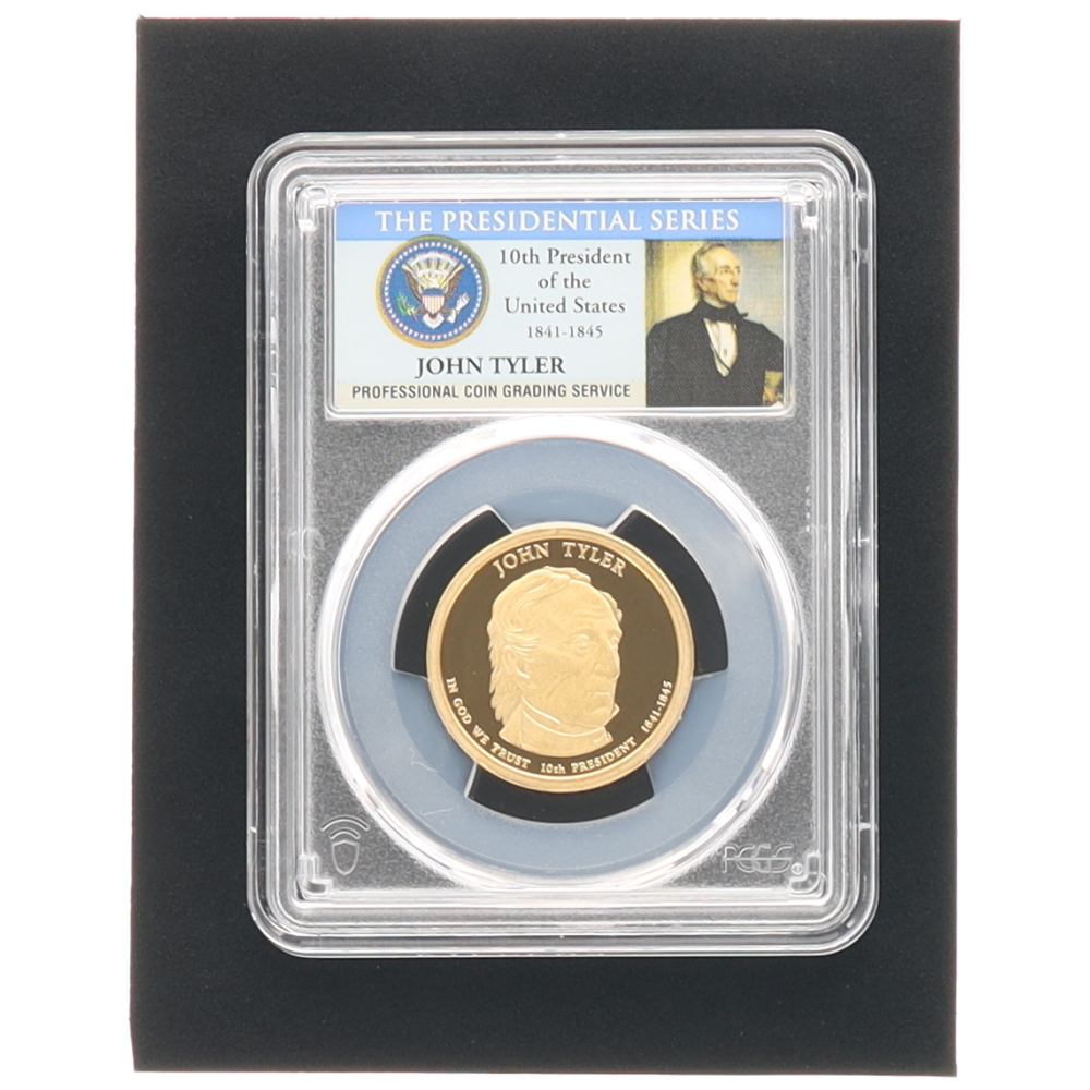 2009-S U.S. Presidential Proof $1 Coin - John Tyler 10th President (NGC ...