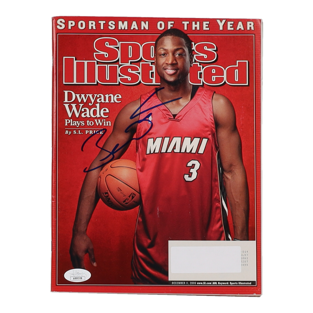 Dwayne Wade Signed 2006 Sports Illustrated Magazine (JSA) | Pristine ...