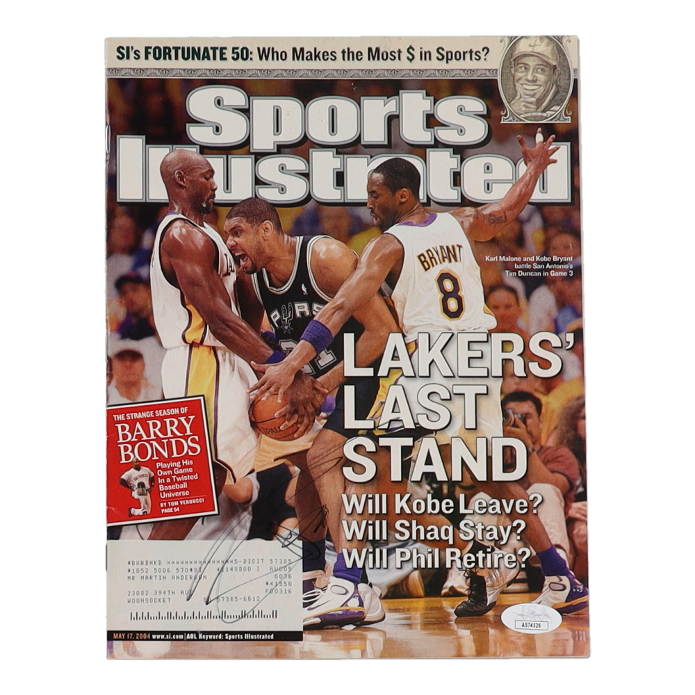Tim Duncan Signed 2004 "Sports Illustrated" Magazine (JSA) | Pristine Auction