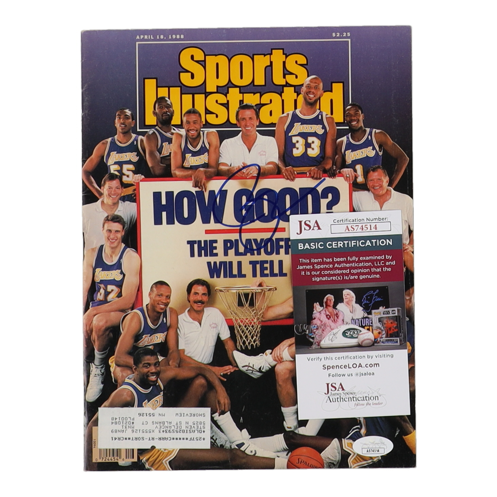 Pat Riley Signed 1988 Sports Illustrated Magazine (JSA) | Pristine Auction