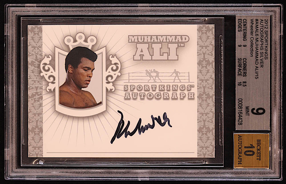 Muhammad Ali 2012 Sportkings Autographs Silver #AMAL6 (BGS 9 | Auto 10 ...