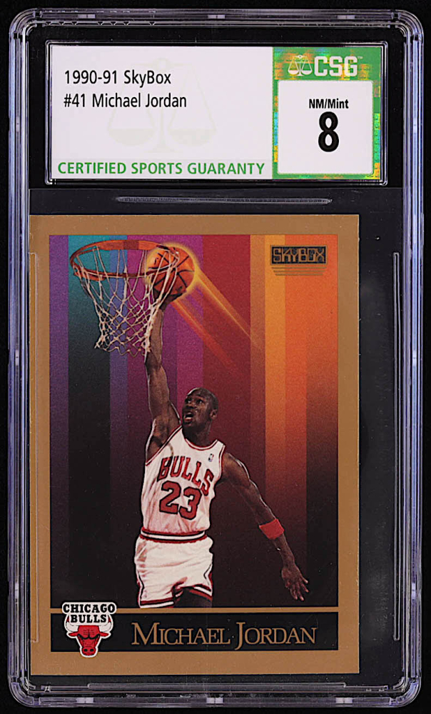 Michael Jordan 1990-91 SkyBox #41 (CSG 8) | Pristine Auction