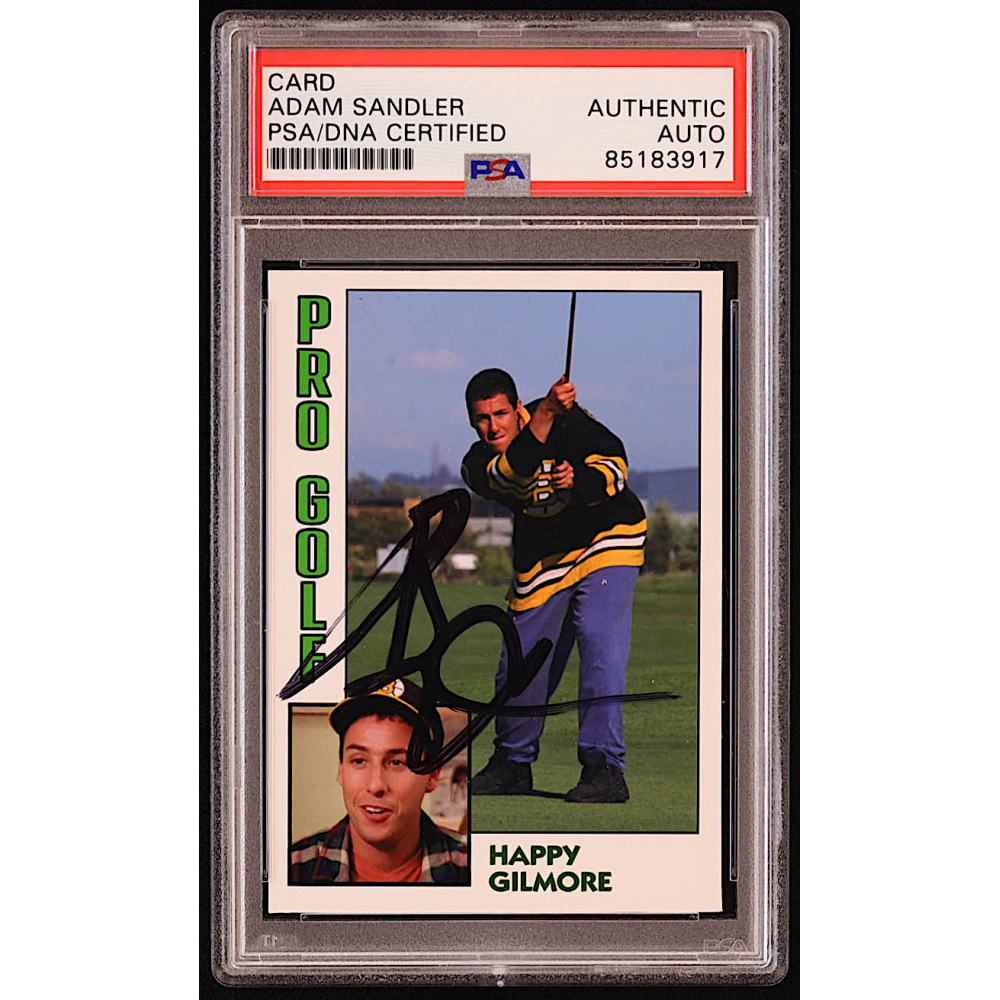 Adam Sandler Signed Custom Trading Card (PSA) | Pristine Auction