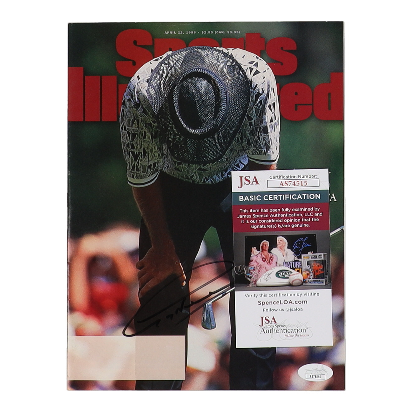 Greg Norman Signed 1996 "Sports Illustrated" Magazine (JSA) | Pristine ...